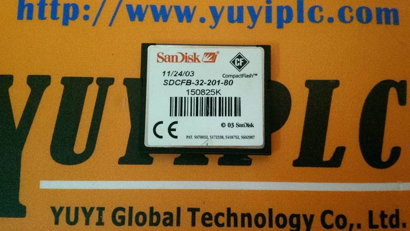 ADVANTECH COMPACTFLASH 32MB SDCFB-32-201-80 - PLC DCS SERVO Control MOTOR POWER SUPPLY IPC ROBOT